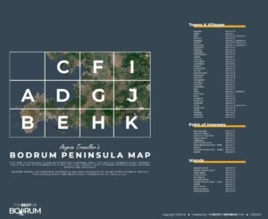 Bodrum Map: Key Areas and Locations | The Best of Bodrum
